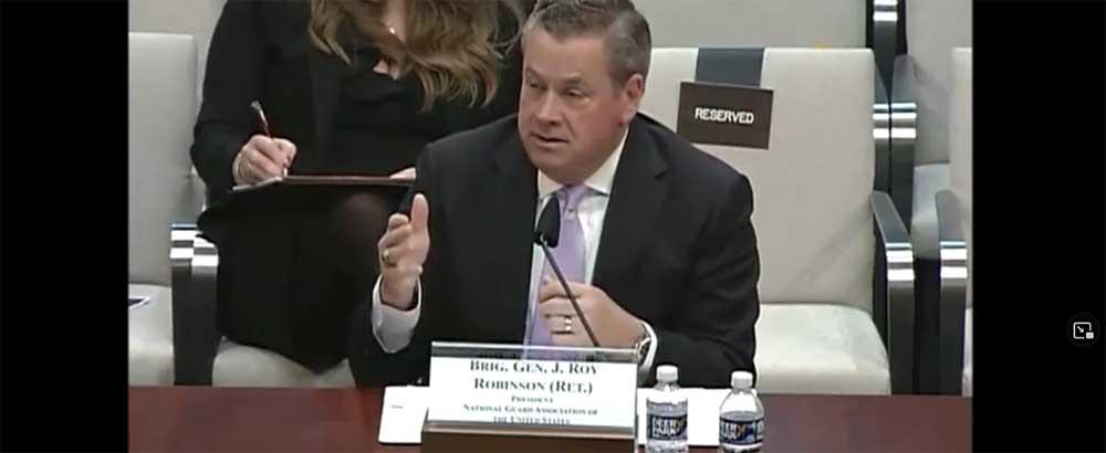 NGAUS President Testifies Before Congress | National Guard Association ...