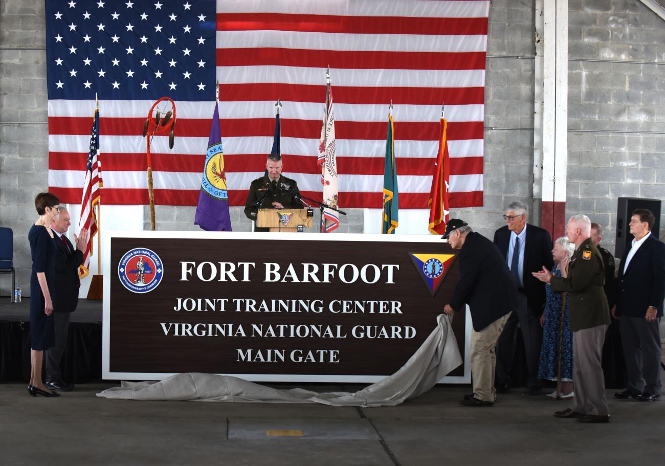 Guard Installation Officially Redesignated Fort Barfoot | National ...