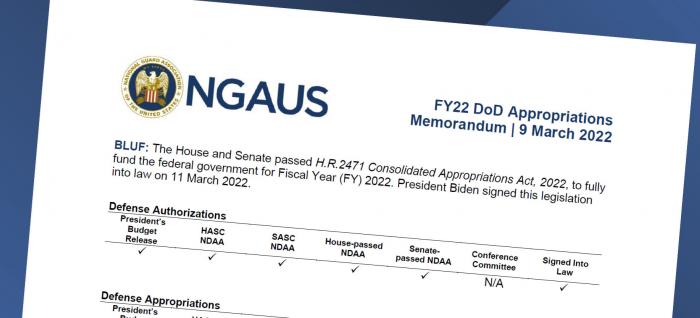 Legislative Reports | National Guard Association of the United States